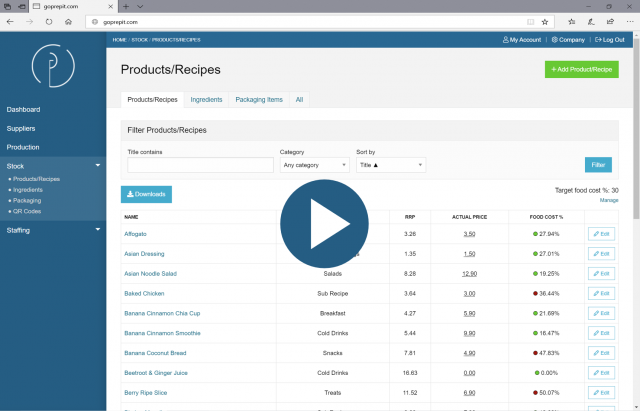 Manage your food business in one place